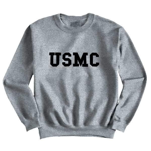 USMC Logo Crewneck Sweatshirt | Tactical Tees