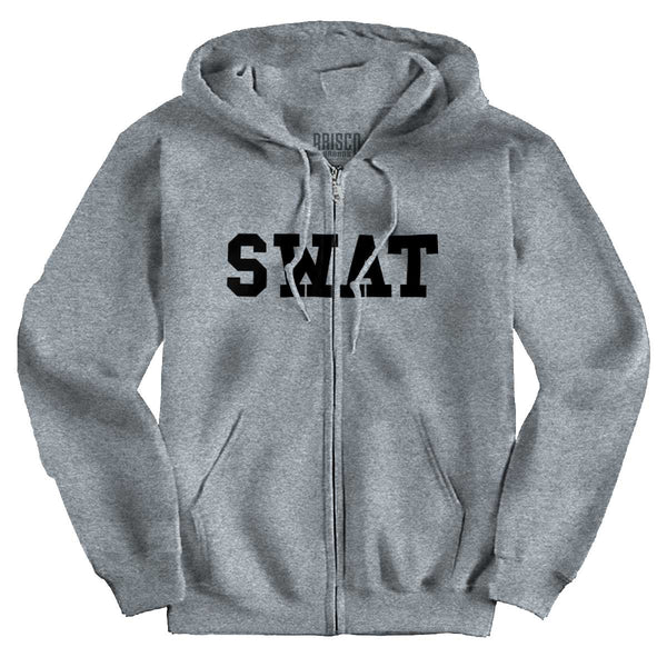 SWAT Logo Zipper Hoodie | Tactical Tees